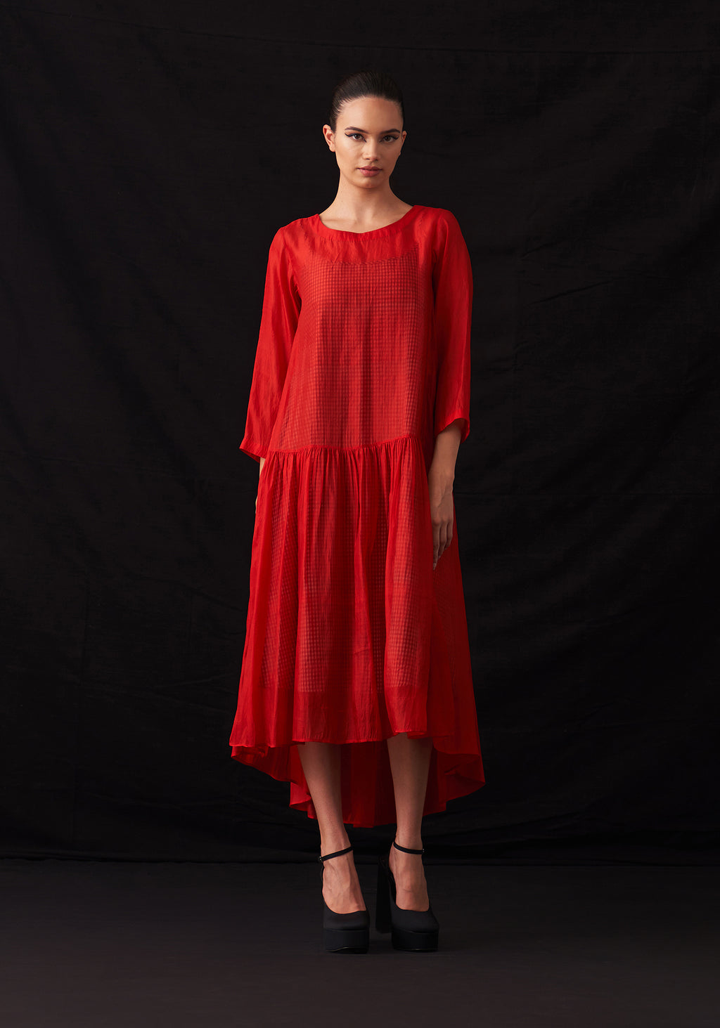 LILA dress red – amrichdesigns